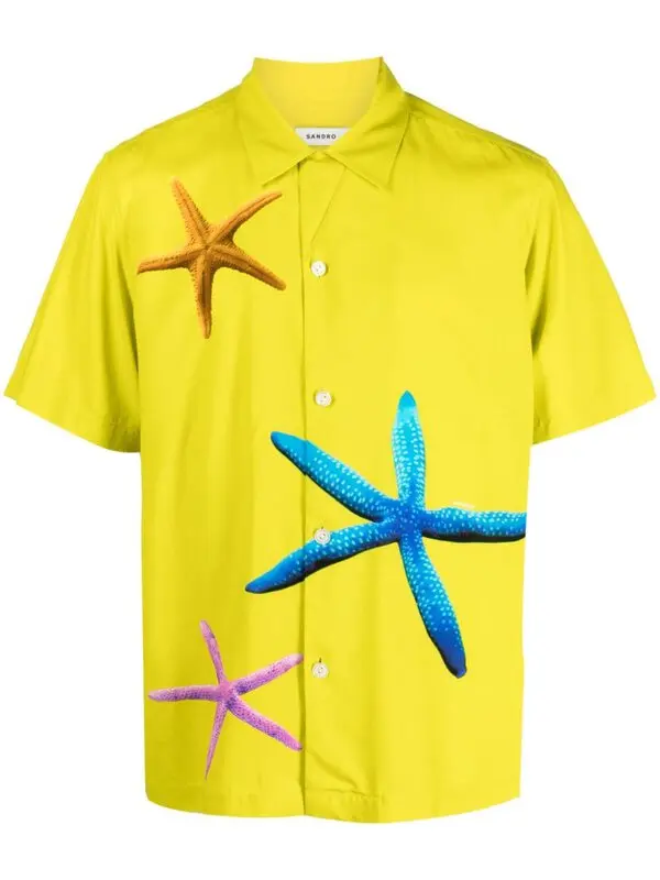 Sandro Starfish-print Shirt
