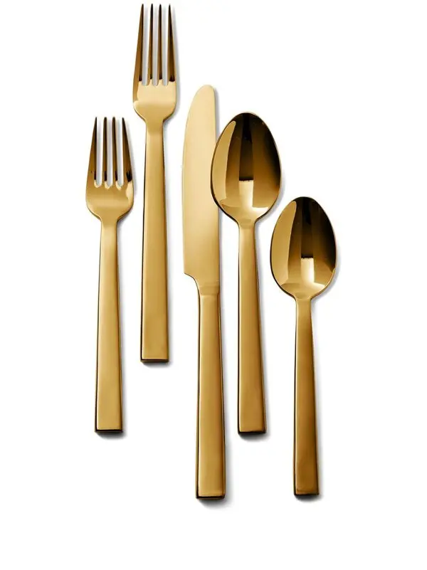 Ralph Lauren Academy Five-piece Cutlery Set - Gold