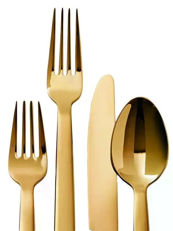 Ralph Lauren Academy Five-piece Cutlery Set - Gold