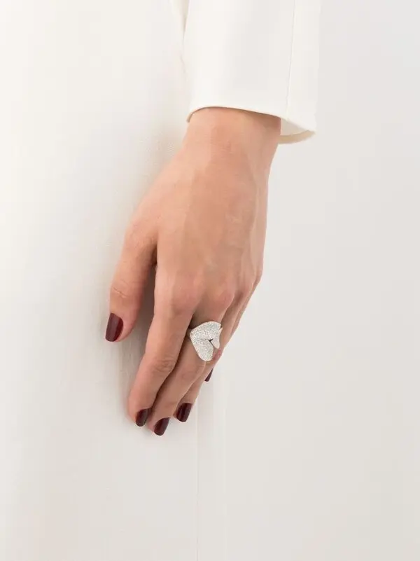 Pasquale Bruni 18kt White Gold And Diamond Giardini Segreti Ring