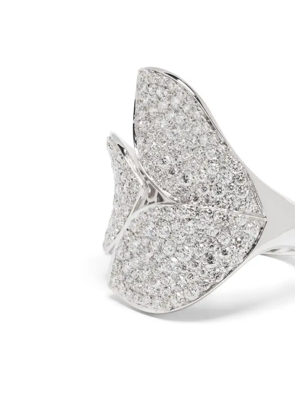 Pasquale Bruni 18kt White Gold And Diamond Giardini Segreti Ring