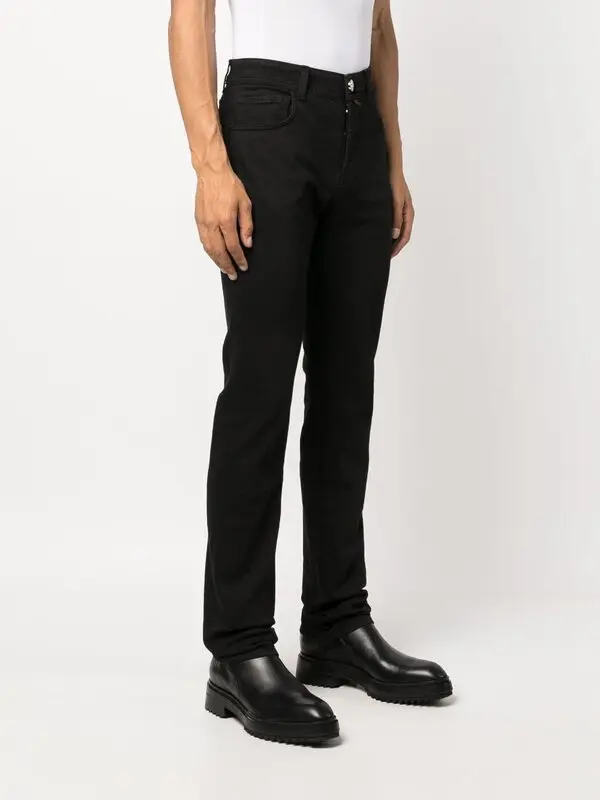BILLIONAIRE Mid-rise Straight-leg Jeans - Black