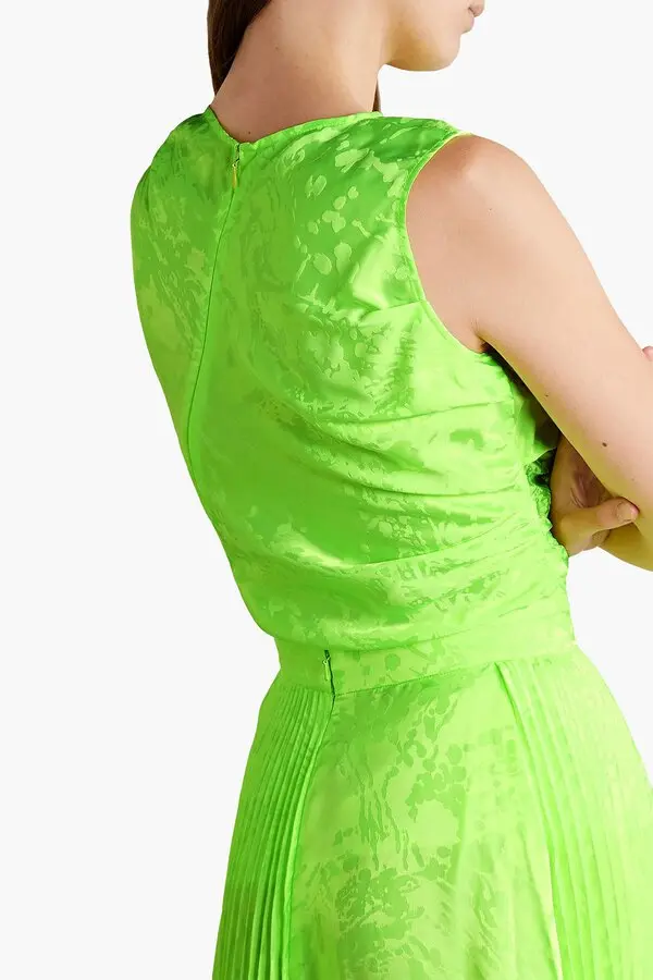 Christopher John Rogers Asymmetric Jacquard Top