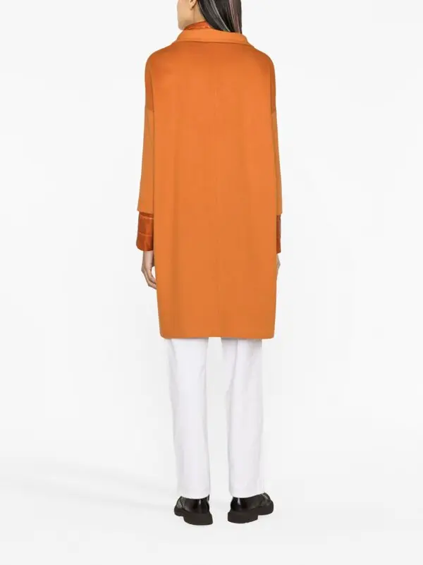 Herno Funnel-neck Single-breasted Coat