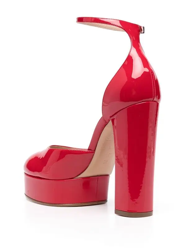 Casadei 115mm Patent Platform Pumps