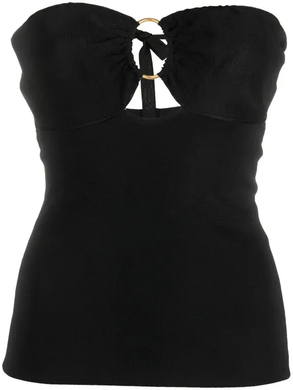 TOM FORD Ring-detail Strapless Knit Top