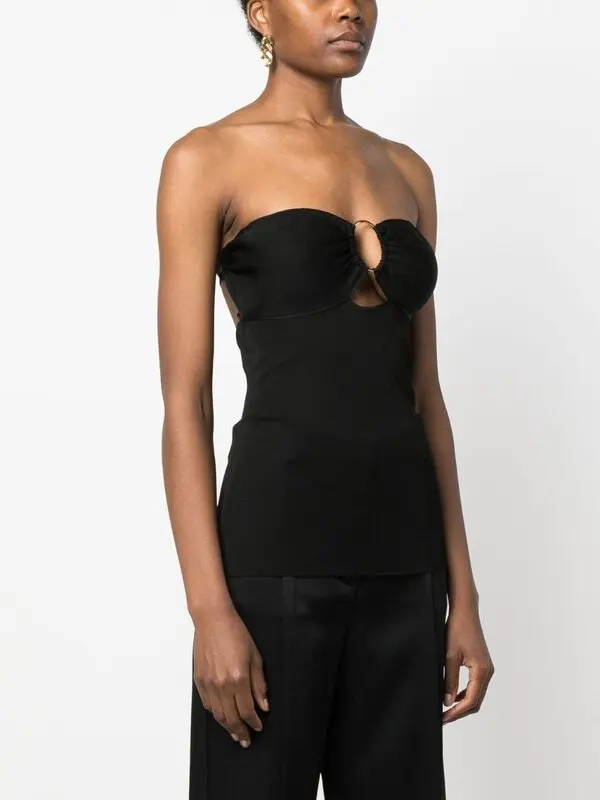 TOM FORD Ring-detail Strapless Knit Top