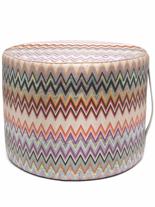 Missoni Signature Zigzag Footstool - Neutrals