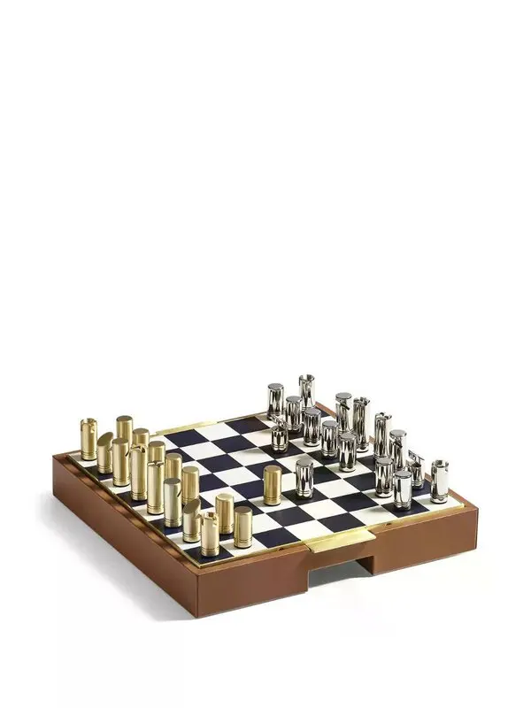 Ralph Lauren Fowler Chess And Draughts Game Set