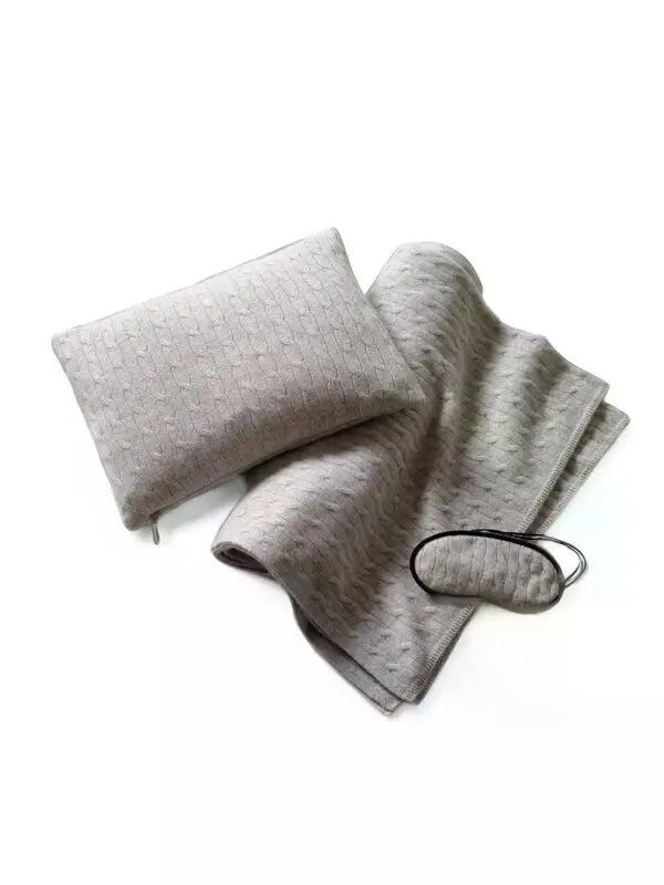 Ralph Lauren Cable-knit Travel Set - Grey
