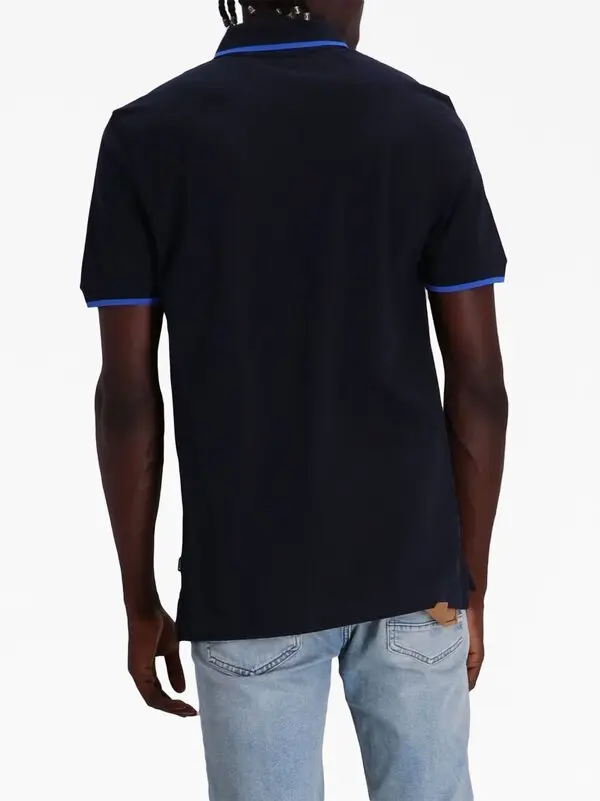 BOSS Logo-emed Cotton Polo Shirt