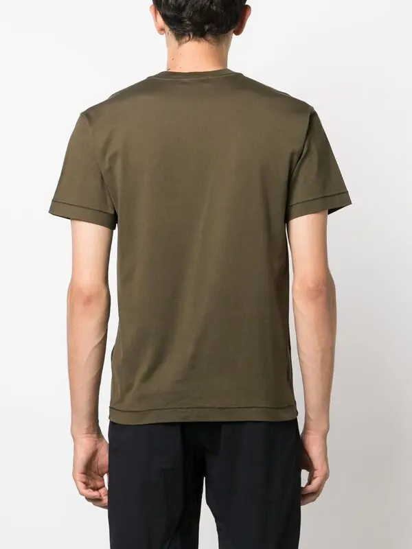 Stone Island Compass-patch Cotton T-shirt