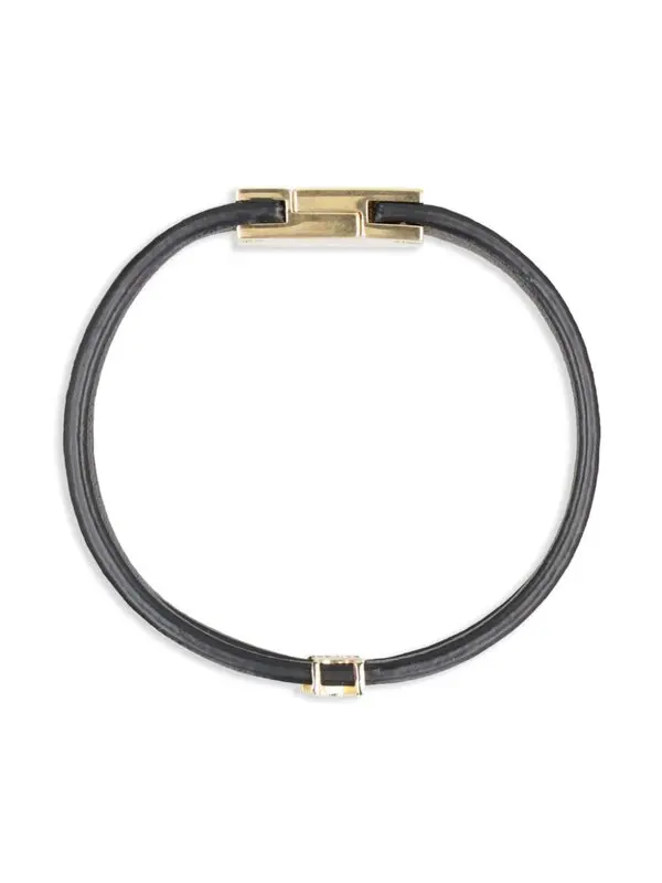 Saint Laurent Cassandre Double-strap Bracelet