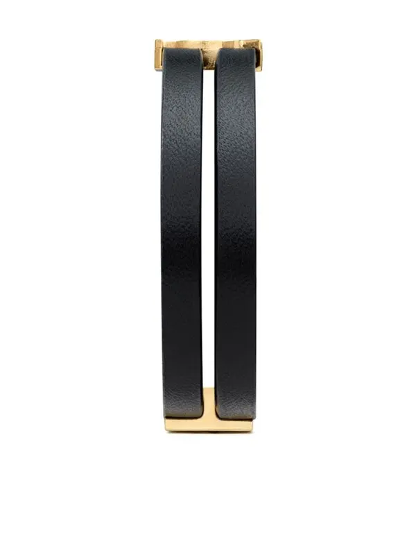 Saint Laurent Cassandre Double-strap Bracelet