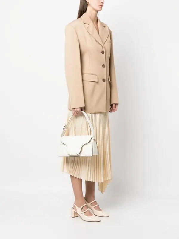 Valentino Garavani Vlogo Signature Shoulder Bag - White