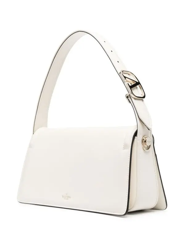Valentino Garavani Vlogo Signature Shoulder Bag - White