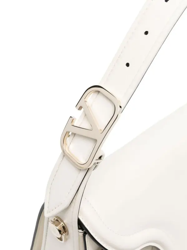Valentino Garavani Vlogo Signature Shoulder Bag - White