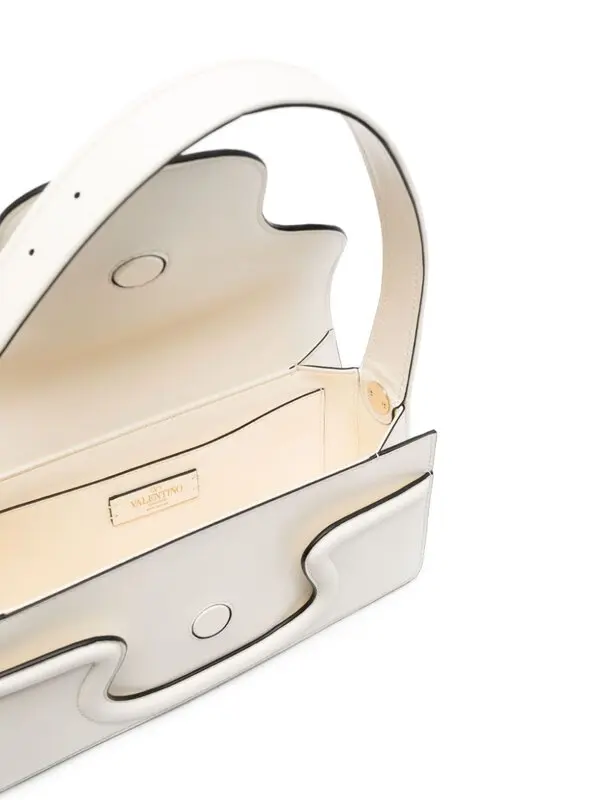 Valentino Garavani Vlogo Signature Shoulder Bag - White