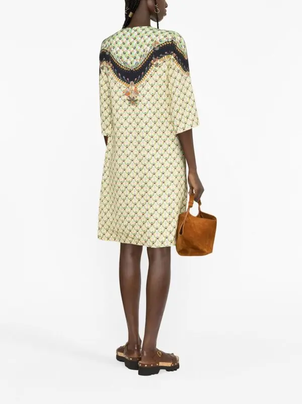 Etro Mix-print Shift Dress