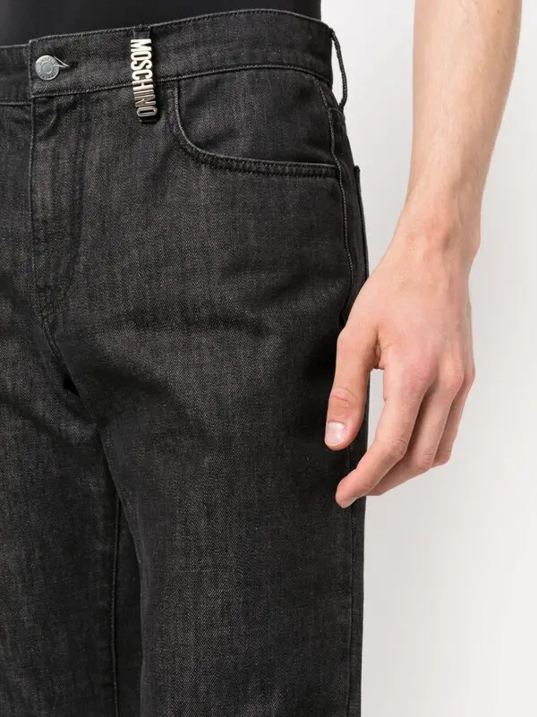 Moschino Dark Wash Slim-fit Jeans