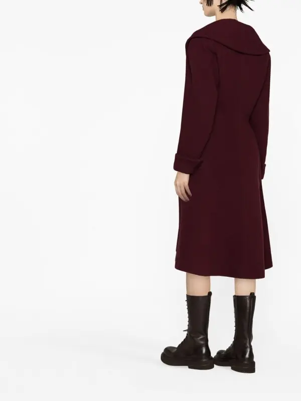 Moschino A-line Double-breasted Coat