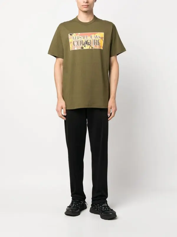 Versace Logo-print Cotton T-shirt