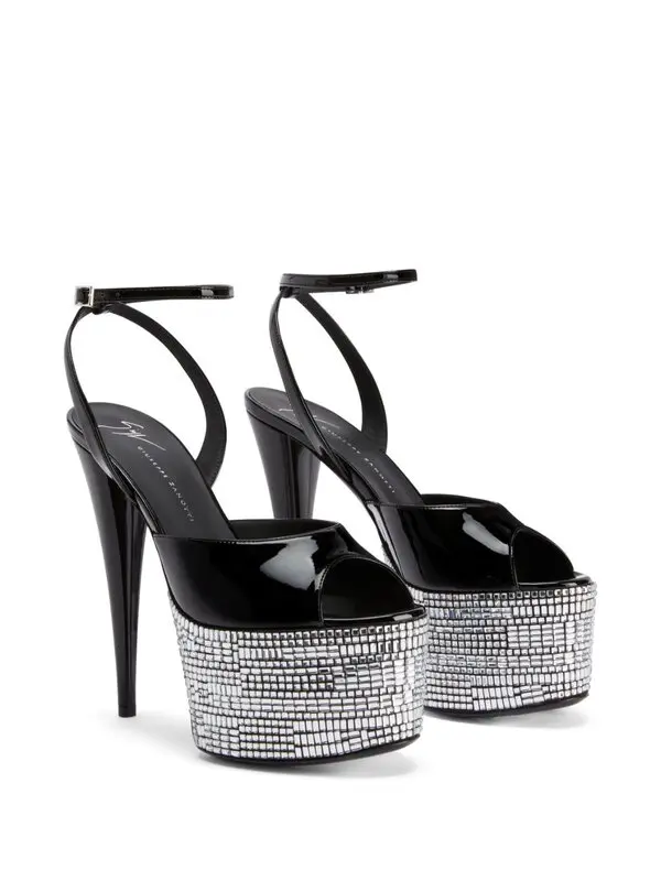 GIUSEPPE ZANOTTI 150mm Gz Aida Platform Sandals