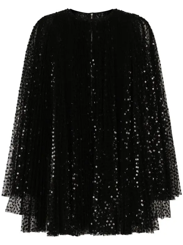 Dolce & Gabbana Sequin-embellished Flared Minidress