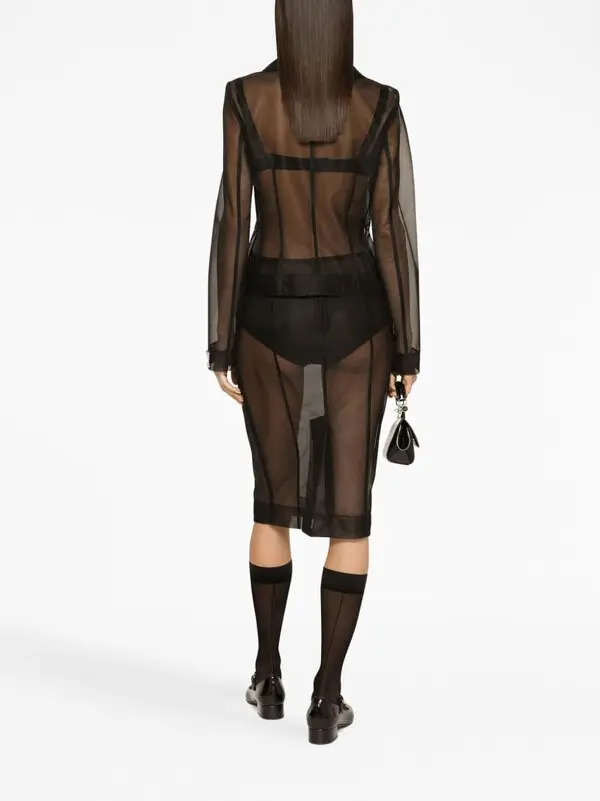 Dolce & Gabbana Single-breasted Marquisette Dolce Jacket