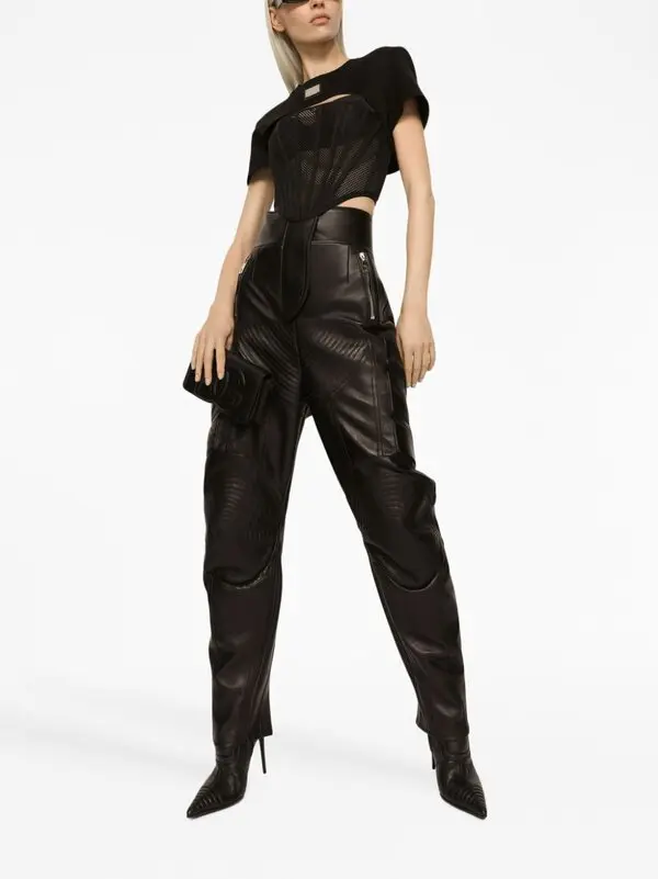 Dolce & Gabbana Panelled High-waisted Trousers