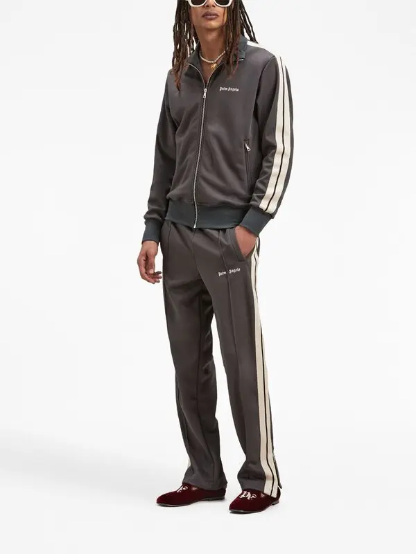 Palm Angels Logo-print Side-stripe Track Pants