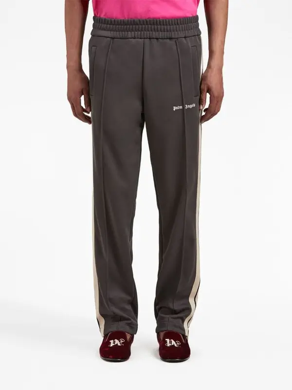 Palm Angels Logo-print Side-stripe Track Pants