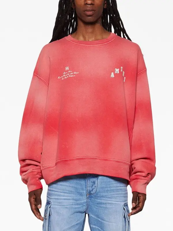Amiri Vintage Collegiate Cotton Sweatshirt