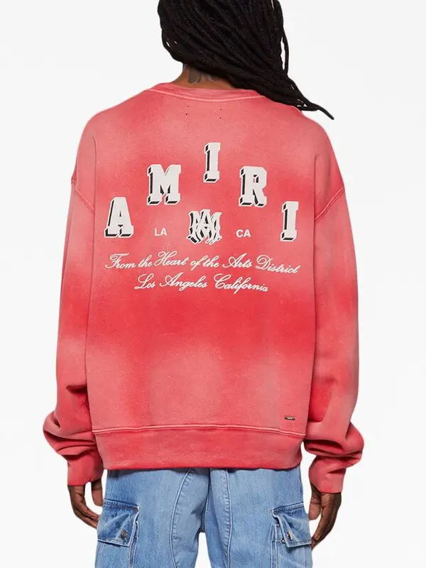 Amiri Vintage Collegiate Cotton Sweatshirt