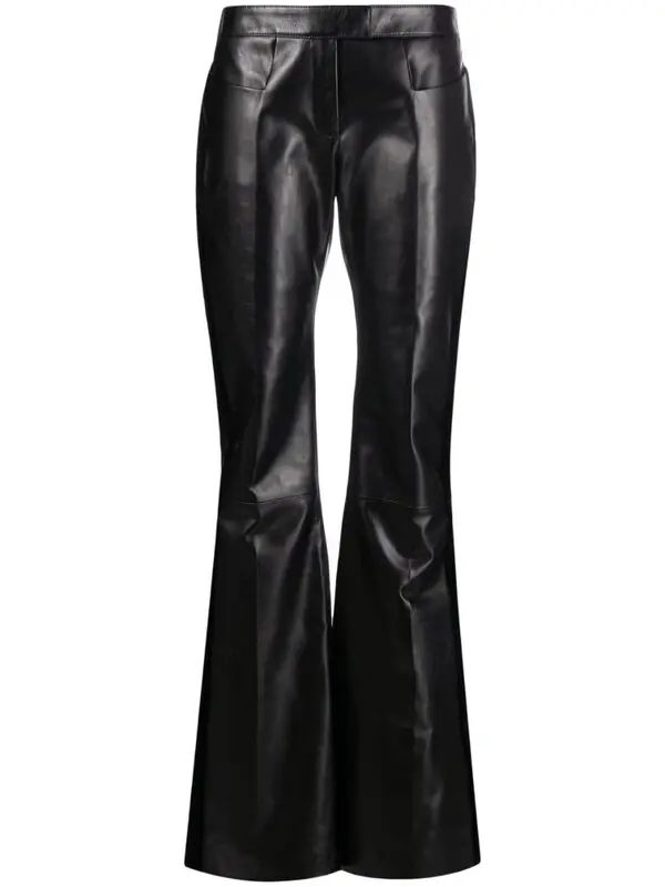 TOM FORD Flared Leather Trousers