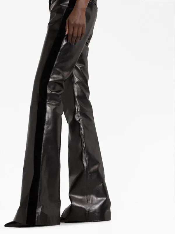 TOM FORD Flared Leather Trousers
