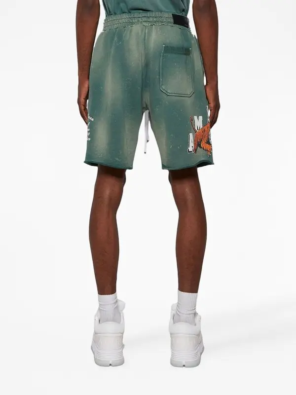 Amiri Vintage Tiger Logo-print Shorts