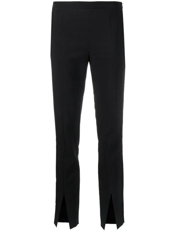 GENNY Front-slit Cropped Trousers