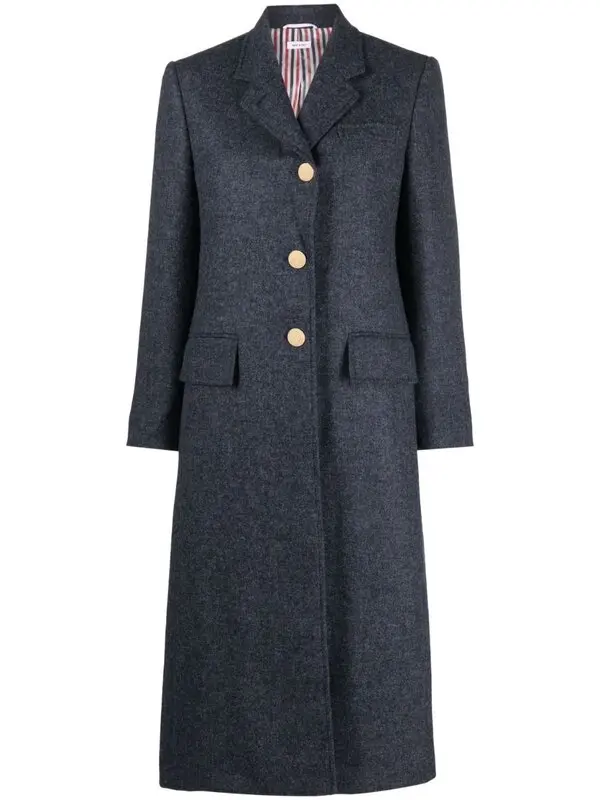 Thom Browne Single-breasted Wool Coat