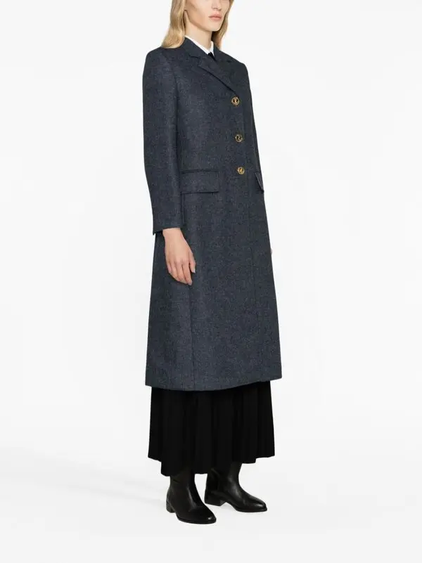 Thom Browne Single-breasted Wool Coat