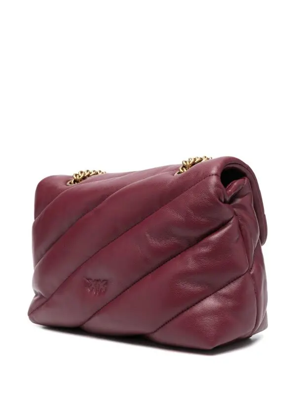 Pinko Love Puff Quilted Leather Shoulder Bag
