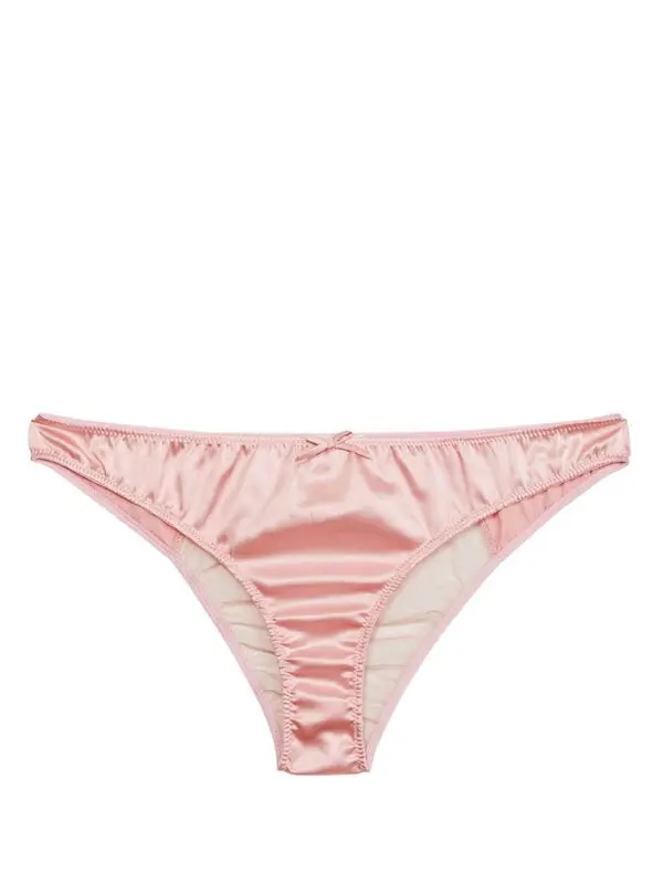 FLEUR DU MAL Heart Shaped Cheeky Briefs