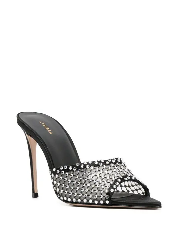 LE SILLA 100mm Gilda Crystal-embellished Sandals