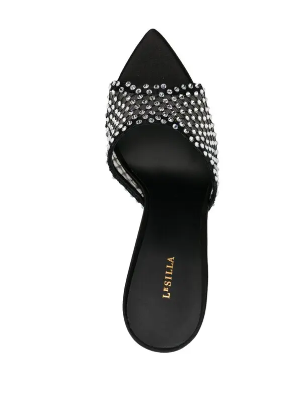LE SILLA 100mm Gilda Crystal-embellished Sandals