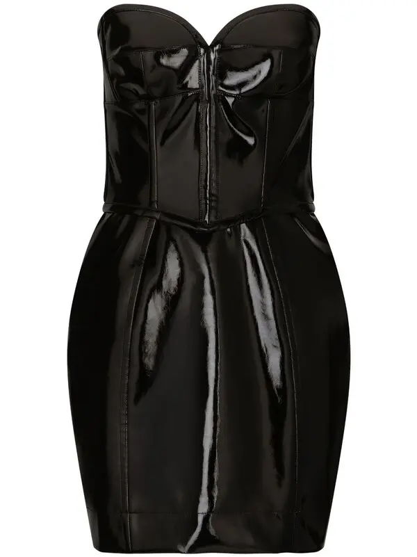 Dolce & Gabbana High-shine Mini Dress