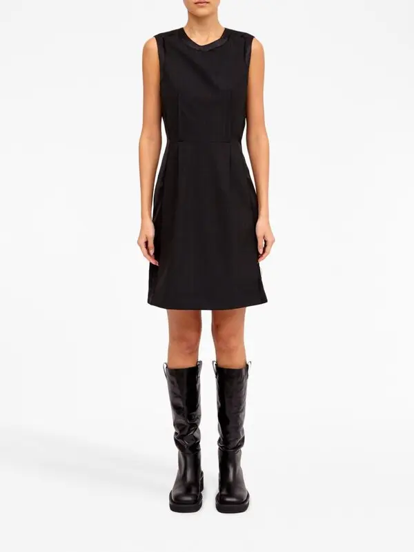 MAISON MARGIELA Pinstriped Sleeveless Minidress