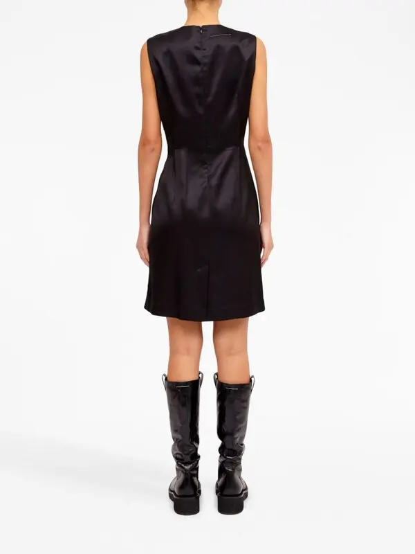 MAISON MARGIELA Pinstriped Sleeveless Minidress