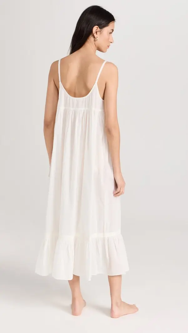 The Great. The Eyelet Ruffle Tank Night Dress