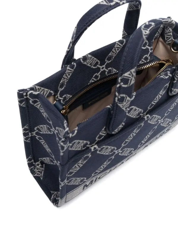 Michael Kors Gigi Empire Logo-jacquard Tote Bag
