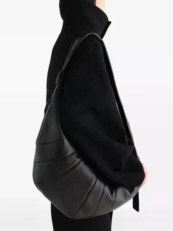 LEMAIRE Croissant Bag In Leather - Brown